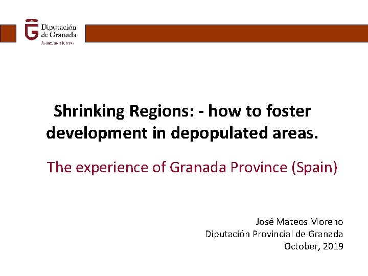 Shrinking Regions how to foster development in depopulated