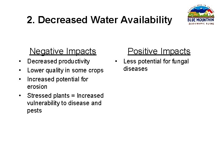 Impacts of Climate Change on Vegetable Production Changing