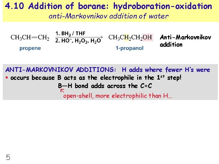 CHEM 221 section 52 LECTURE 07 Thurs Feb