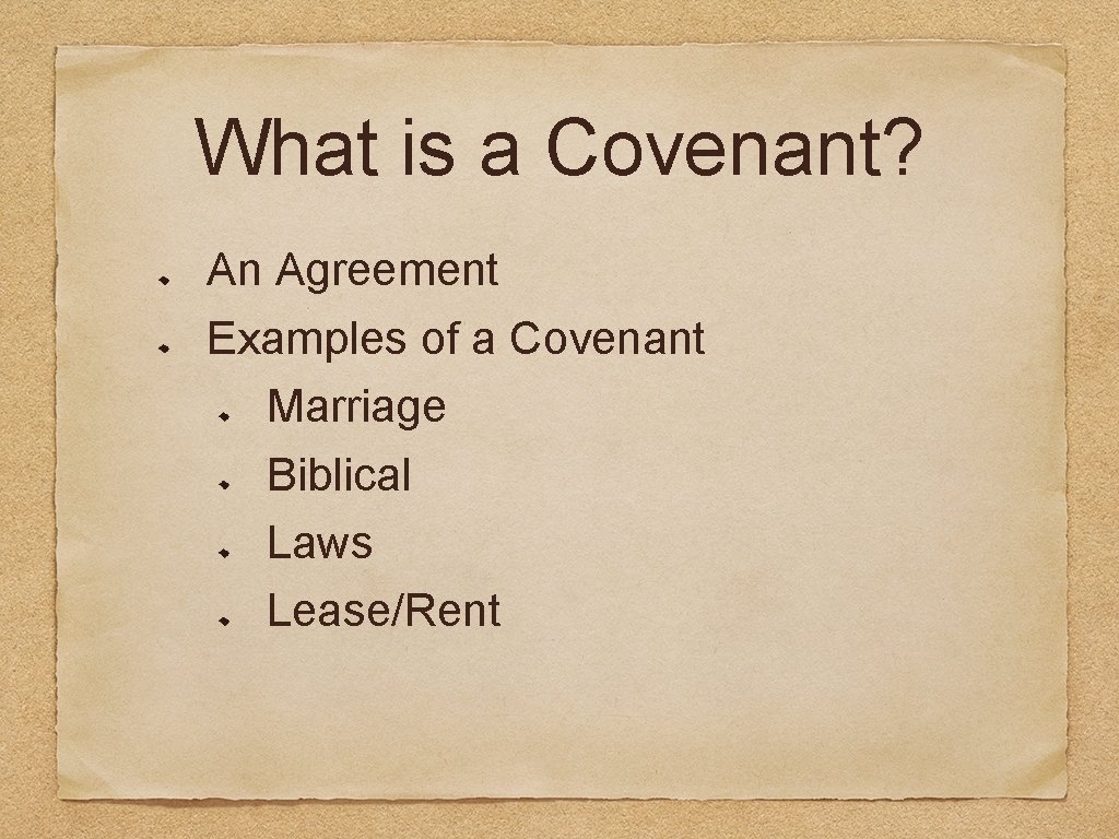 WEMO Community Covenant What is a Covenant An