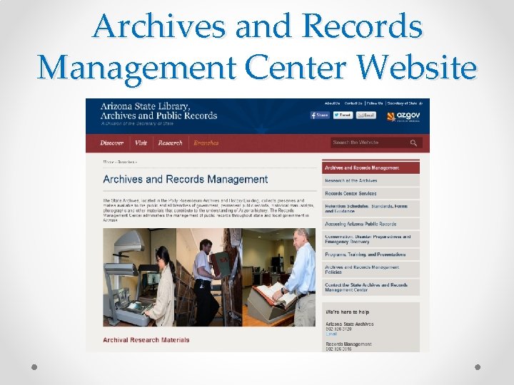 Social Media Records Management Session 6 of 7