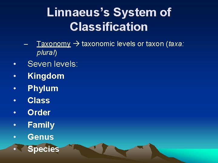 Classification Why Classify To study the great diversity