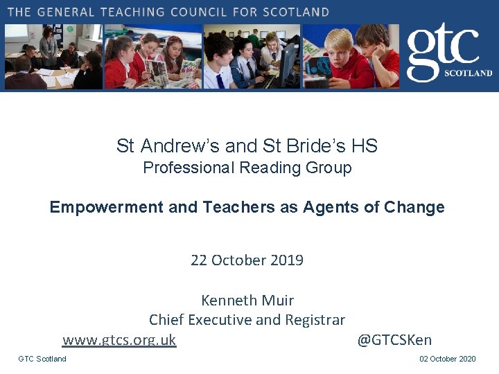 St Andrews and St Brides HS Professional Reading