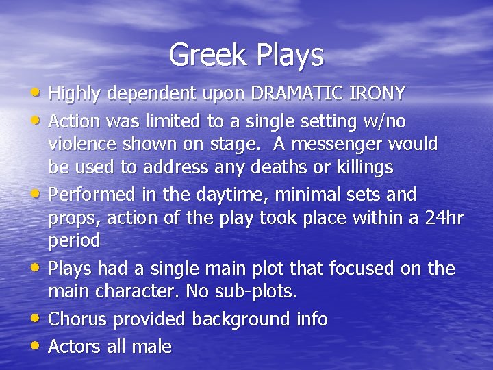 Greek Mythology The study of ancient world literature