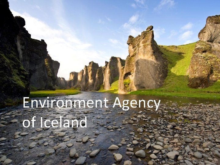 Environment Agency of Iceland Organization Chart Protected areas