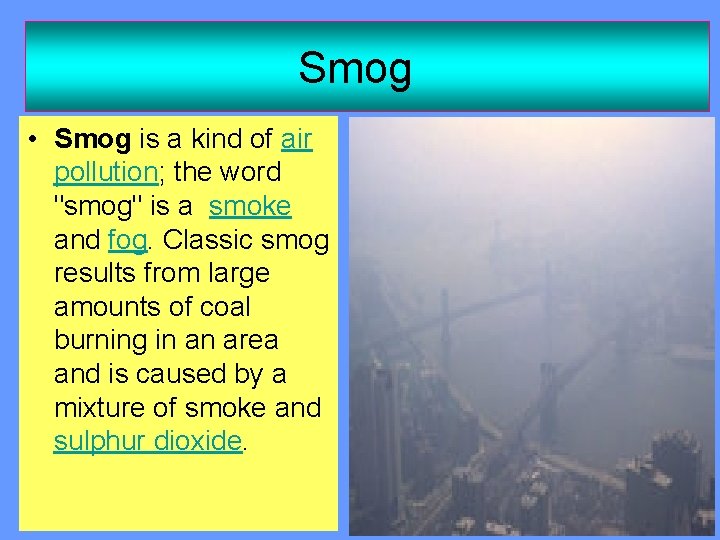 Environmental Pollution Prof Gharib Fawi Professor of Neurology