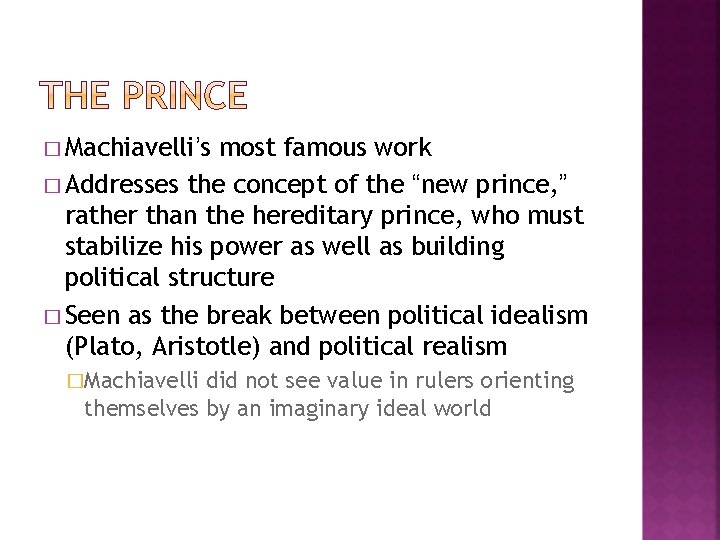 Understanding Niccolo Machiavelli Machiavelli a lifelong citizen of