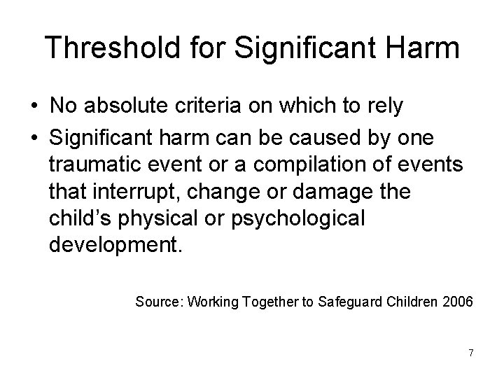 Introduction to Safeguarding Young People Training Event Facilitated