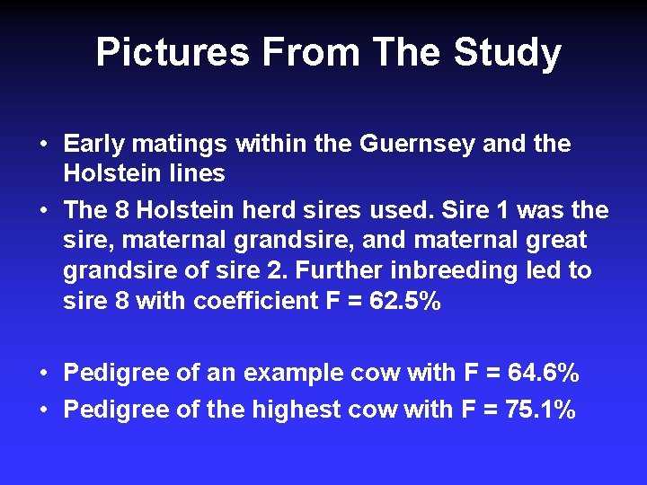 Extreme Inbreeding at Beltsville 1912 1949 Paul M