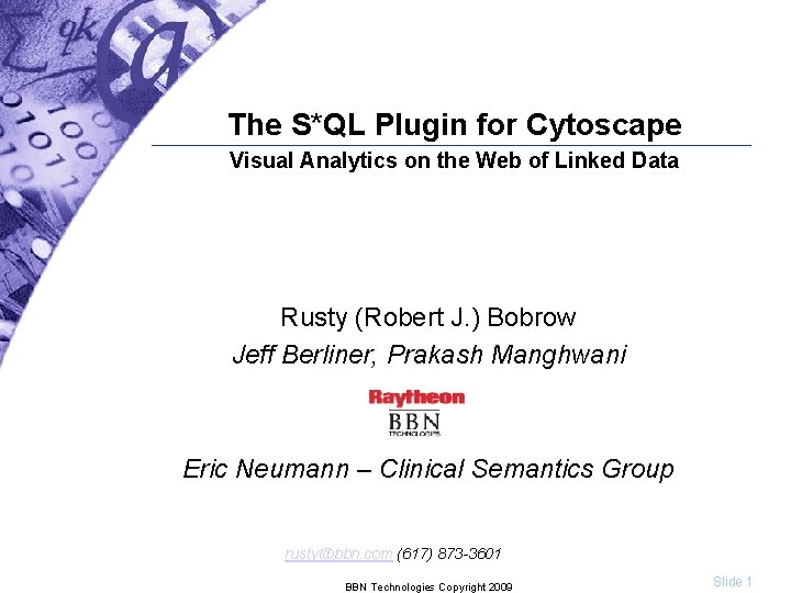 The SQL Plugin for Cytoscape Visual Analytics on