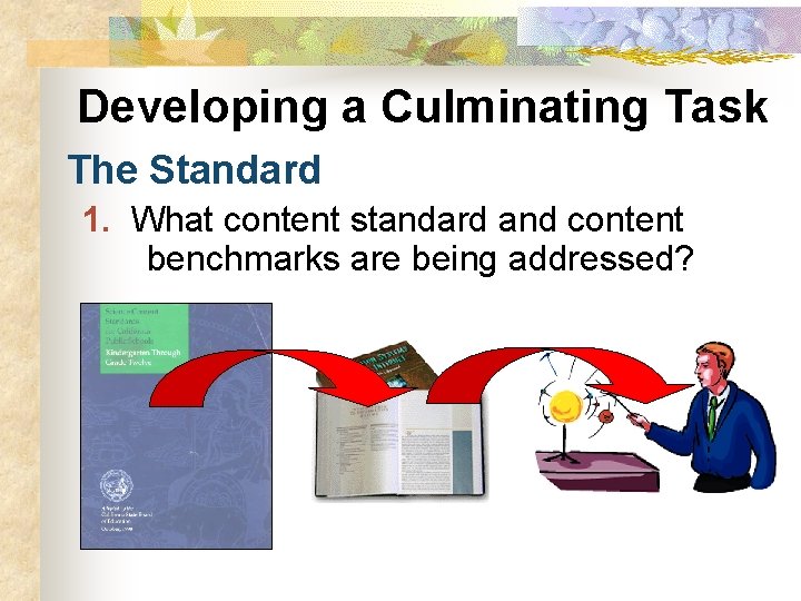 Designing a Culminating Task Presented by Anne Maben