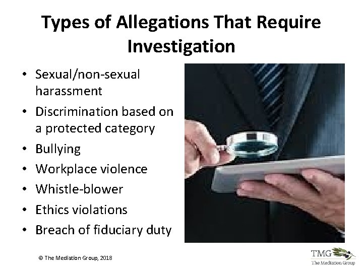 Best Practices for Conducting a Workplace Investigation September