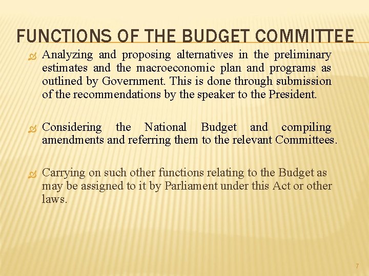 UGANDA PARLIAMENTARY BUDGET OFFICE PBO PRESENTATION AT GLOBAL