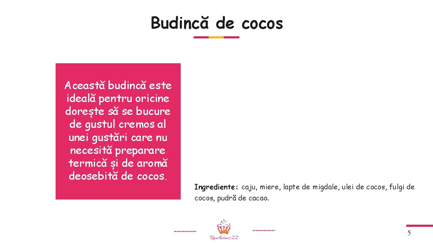 Cofetrie RawVegan Eat healthy Be healthy ntro lume