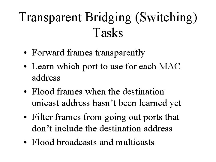 TopDown Network Design Chapter Seven Selecting Switching and