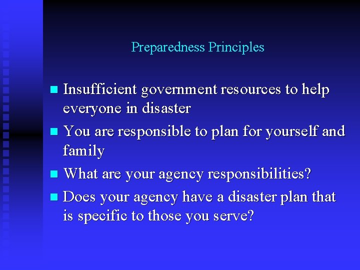 Disaster Planning Whats Your Responsibility Whole Community Planning