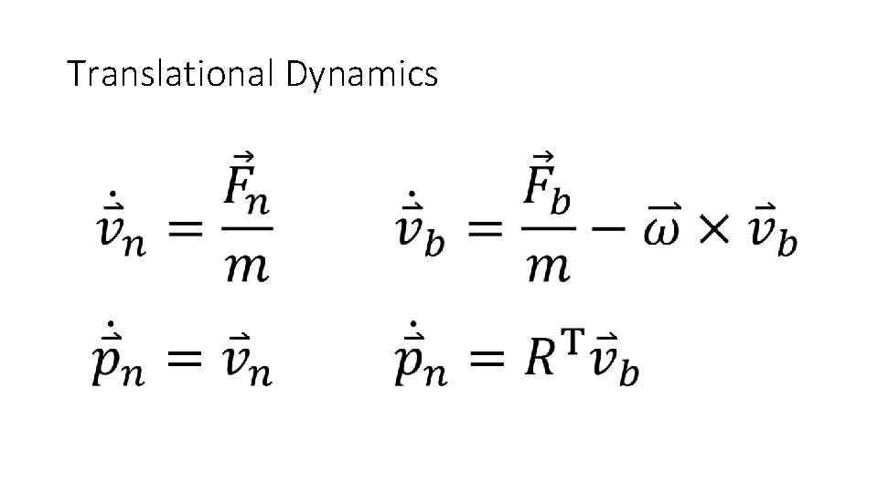 Aerospace Modeling Tutorial Lecture 1 Rigid Body Dynamics