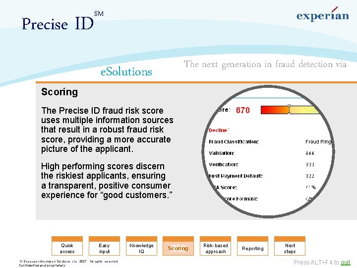 Precise ID SM e Solutions The next generation