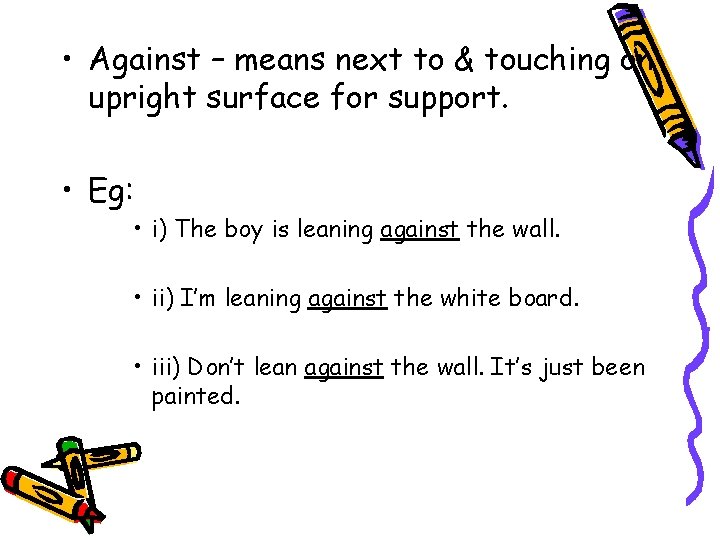 PREPOSITIONS PREPOSITIONS Prepositions are words that we use