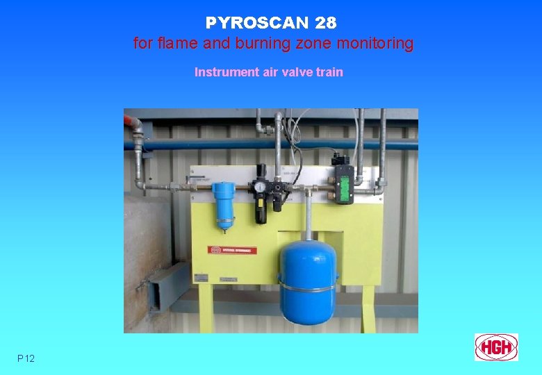 PYROSCAN 28 for flame and burning zone temperature