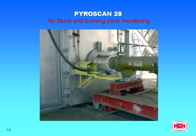 PYROSCAN 28 for flame and burning zone temperature