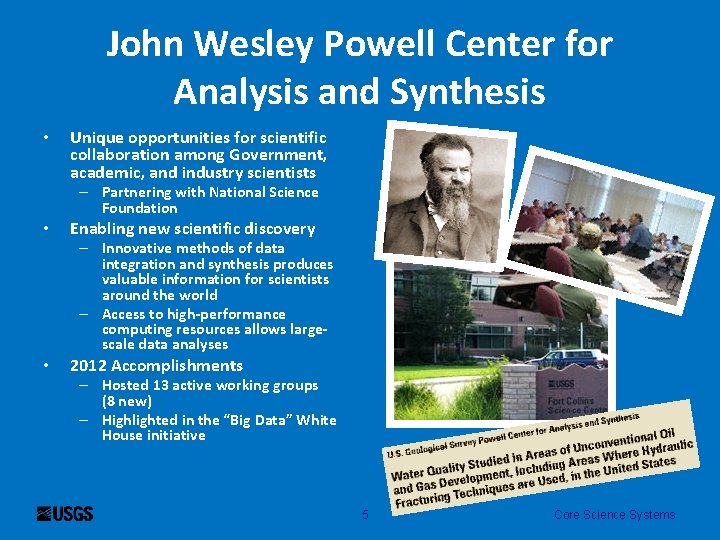 The John Wesley Powell Center for Analysis and