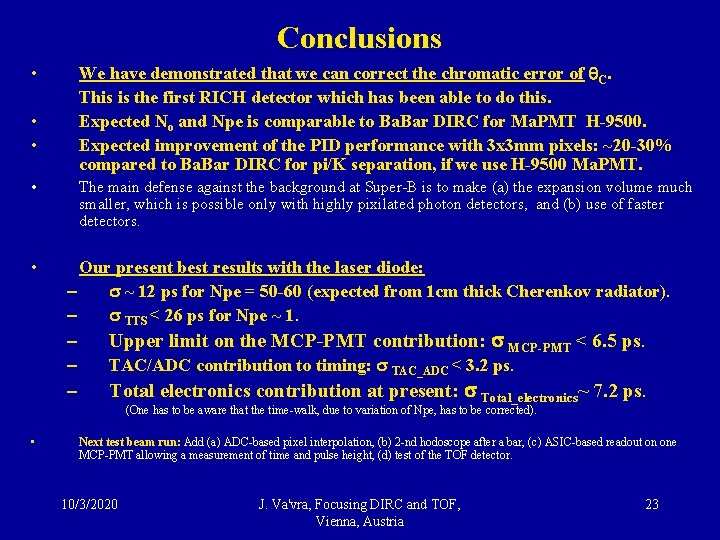 The Focusing DIRC the first RICH detector to