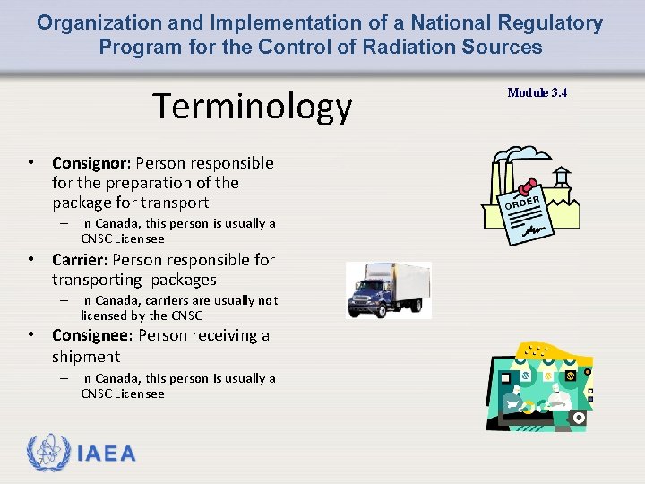 Organization and Implementation of a National Regulatory Program
