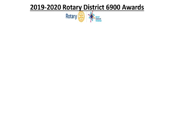 ROTARY DISTRICT 6900 DG JIM SQUIRE 2019 2020