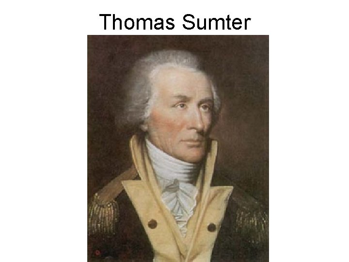 Key Figures of the Revolutionary War Objective Identify