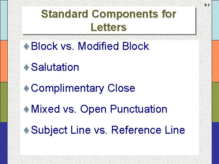 PPT Module 9 Formats for Letters and Memos