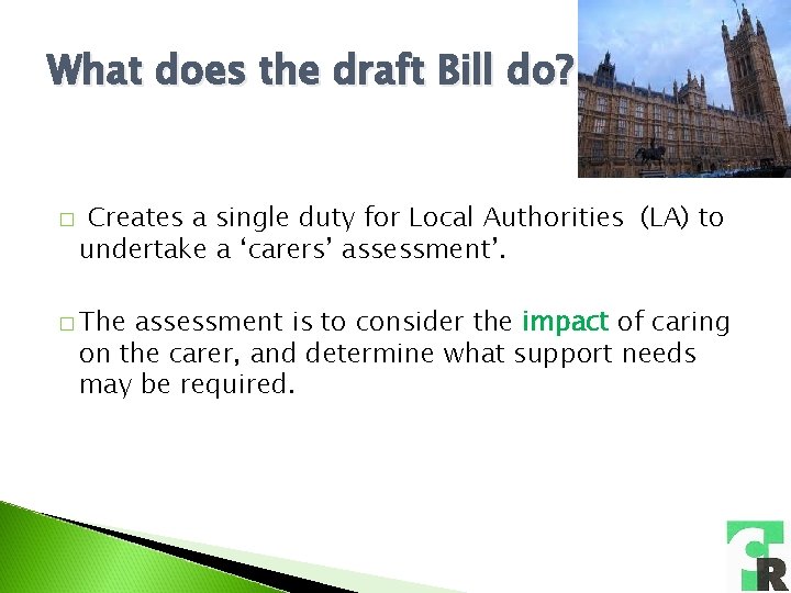 LEGISLATION IMPLICATIONS FOR MOVING AND HANDLING PRACTICE Presented