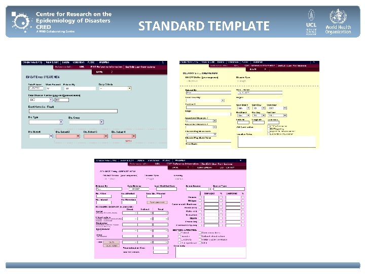 EMDAT The International Disaster Database CRED University of