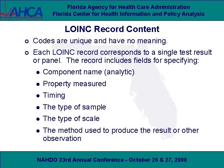 Florida Agency for Health Care Administration Florida Center