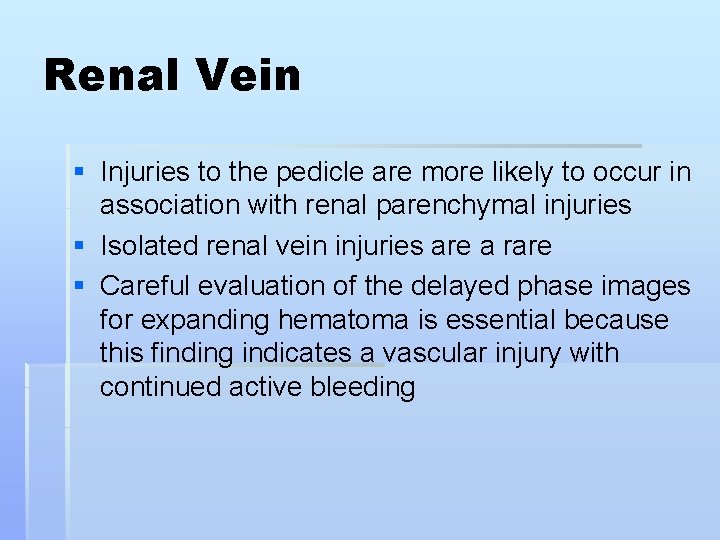 Multidetector CT of Blunt Traumatic Venous Injuries in