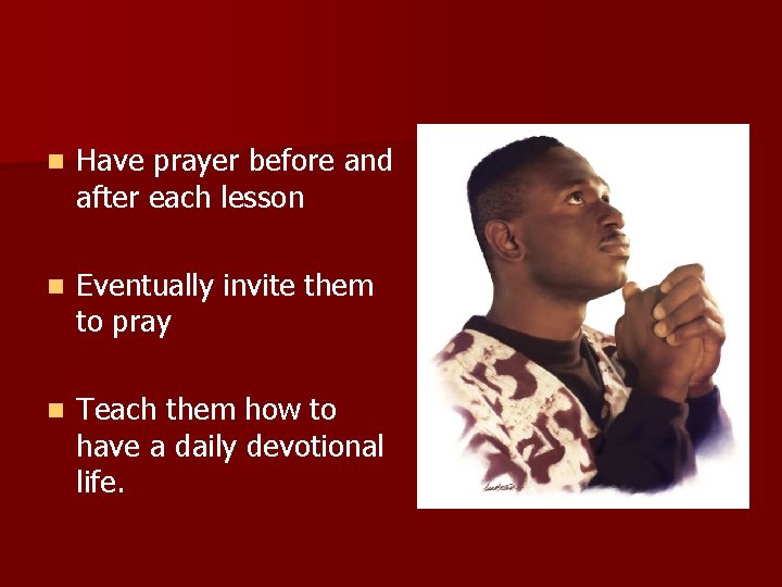 Session 5 How to Have a Bible study