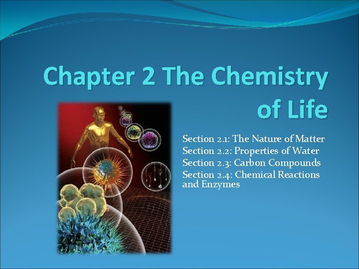 Chapter 2 The Chemistry of Life Section 2