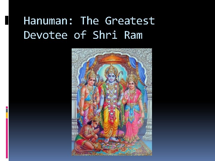 HANUMAN By Vikram Gupta Hanuman The Greatest Devotee