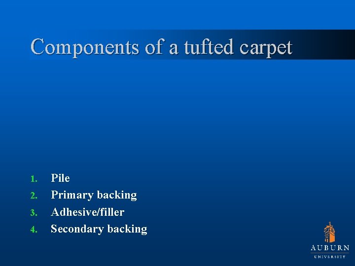 Tufted Fabrics Presentation 14 What are tufted fabrics