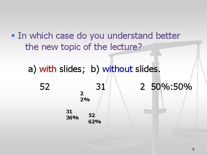 SLIDE SHOW IN LEARNING PROCESS Inese Bula University