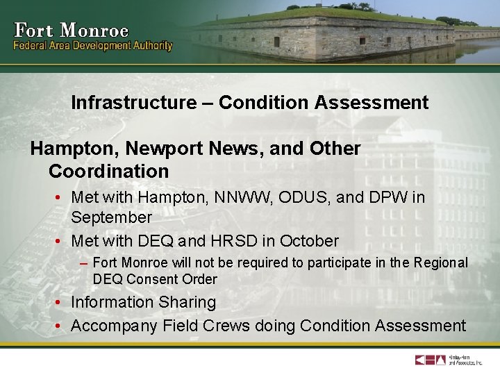 Infrastructure Condition Assessment Overview Purpose Infrastructure ...