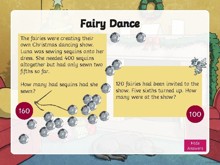 Christmas Fractions The 12 Days of Christmas There