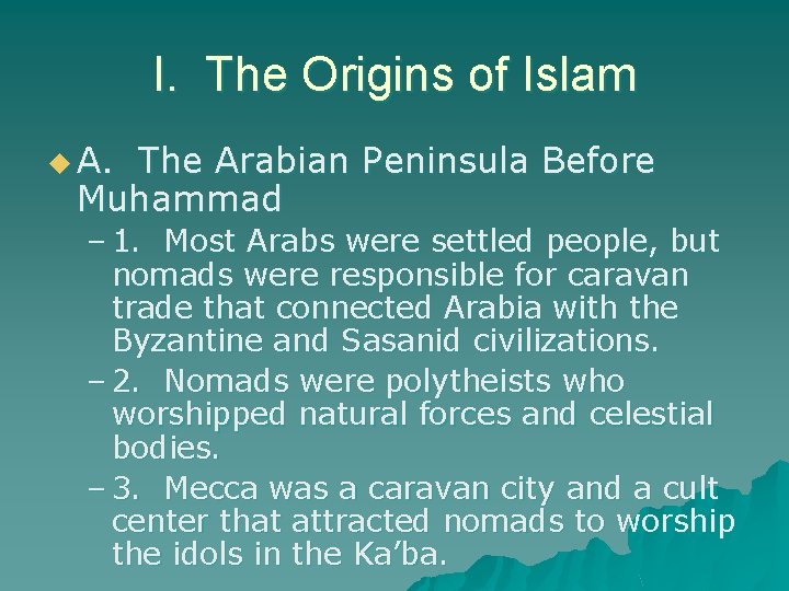 Chapter 8 Notes AP World History I The