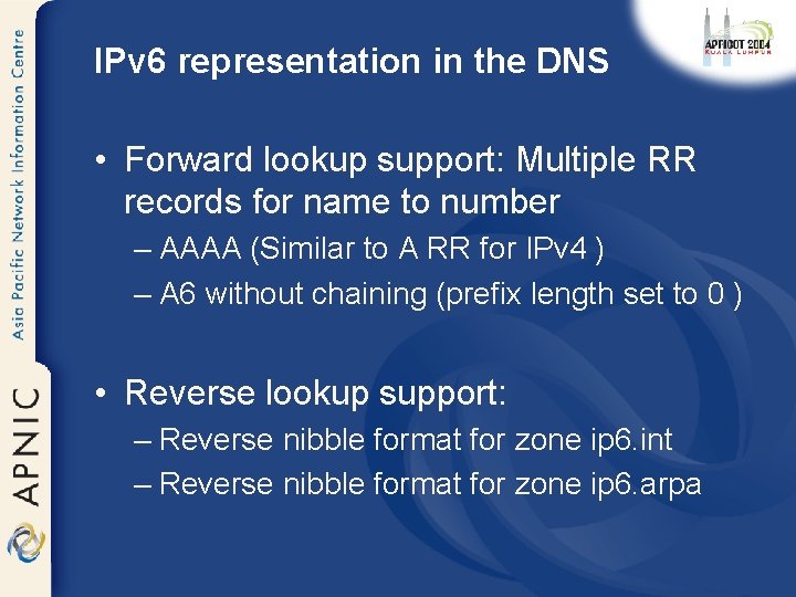 Reverse DNS Overview Principles Creating reverse zones Setting