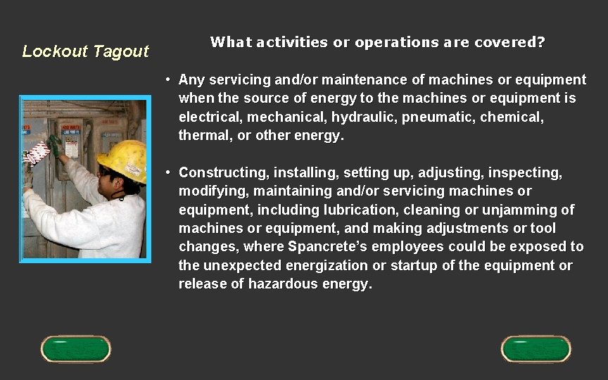 Lockout Tagout Introduction Lockout Tagout How to Use