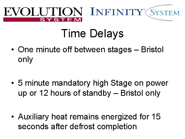 2 Stage Heat Pump Defrost Options Defrost options