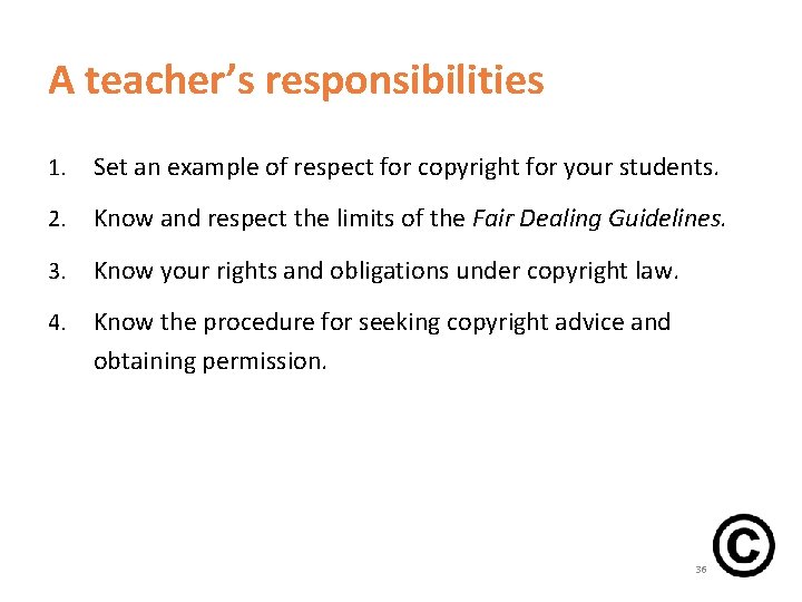 Copyright Fair Dealing and the Classroom What Teachers