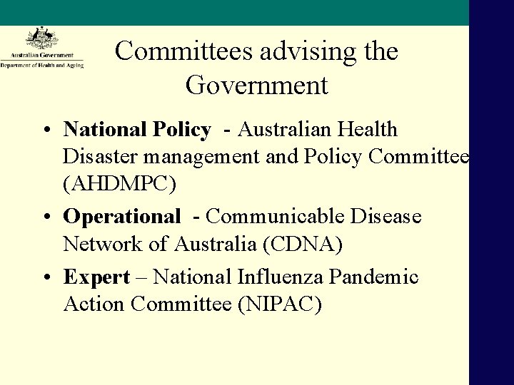 Australia Pandemic Preparedness and Response APEC Virtual Symposium