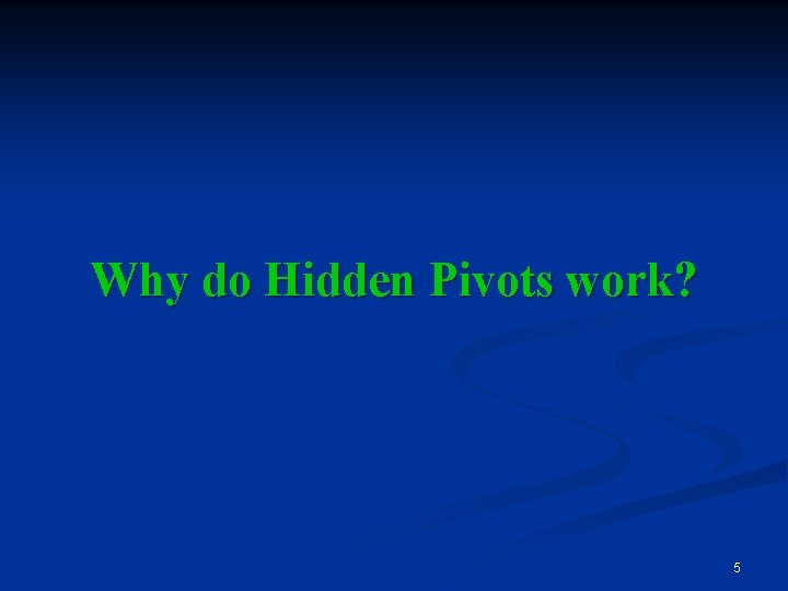 Hidden Pivot Demonstration Presented by Ricks Picks March