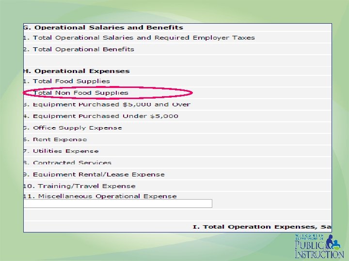 Instructions for Completing the Quarterly CACFP Financial Report